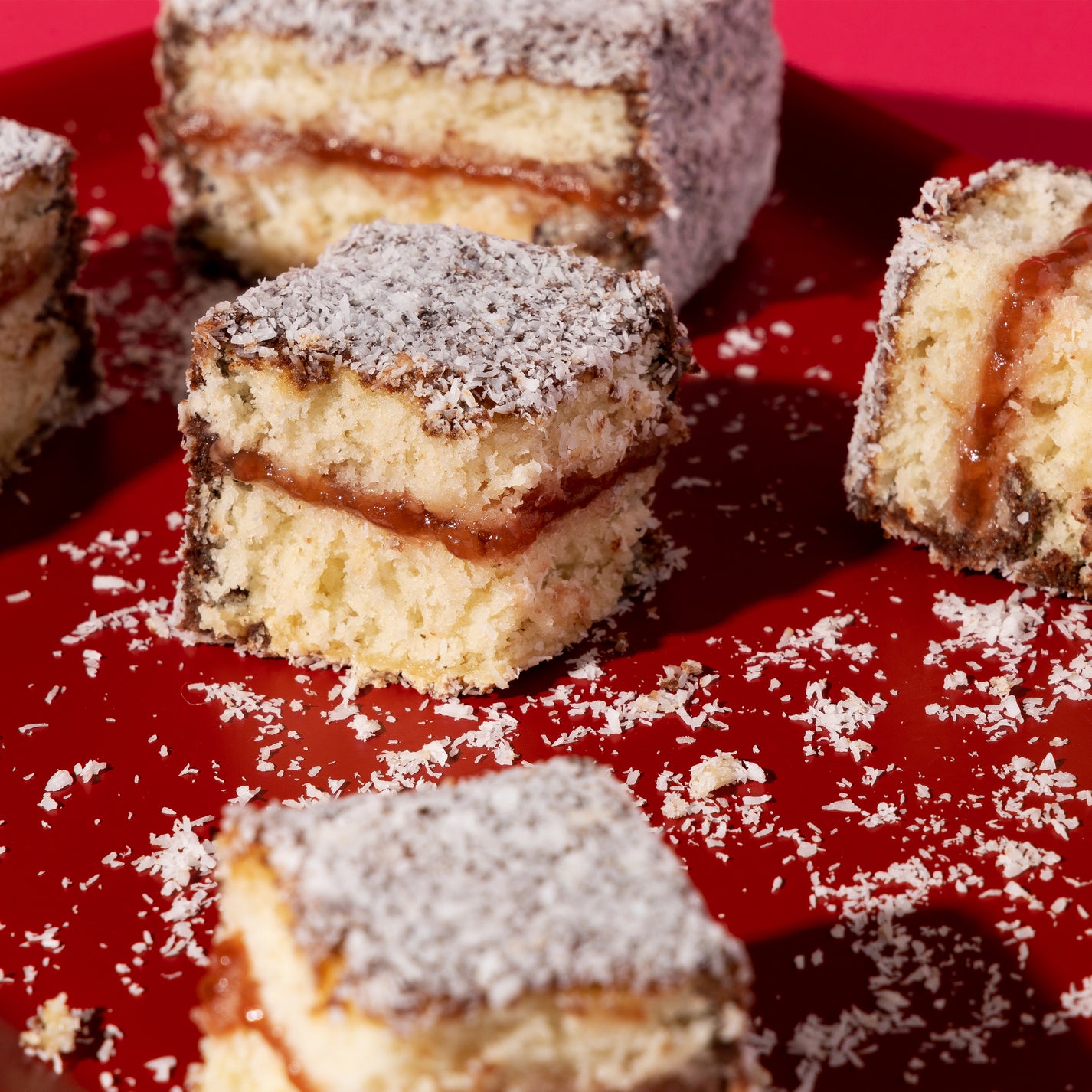 Gluten Free Lamingtons – Sans Bakery